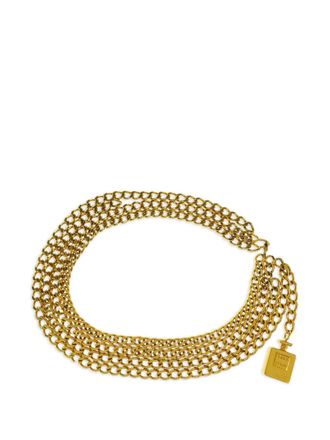 Chanel ceinture à breloque Perfume (années 1990-2000) - Or