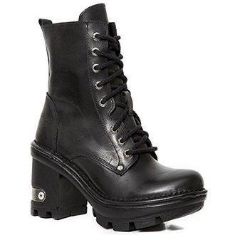 New Rock Neotyre Negro Femme Bottes noir EU41 Cuir