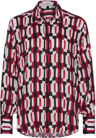 Brax Style Vic Viscose Print Langarmbluse