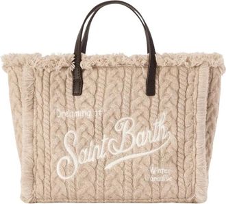 Saint Barth Colette Wollflecht N - - Bags - Damen - Beige - ONE SIZE