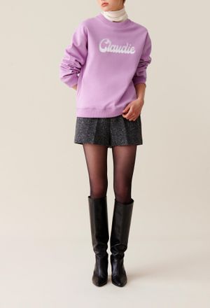 Claudie Pierlot Sweatshirt ample imprim&eacute; Claudie