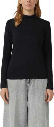 s.Oliver Slim Fit Jerseyshirt mit Stehkragen