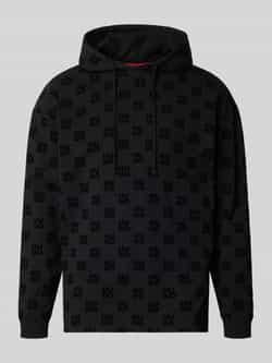 HUGO BOSS Regular Fit Hoodie aus Baumwoll-Mix
