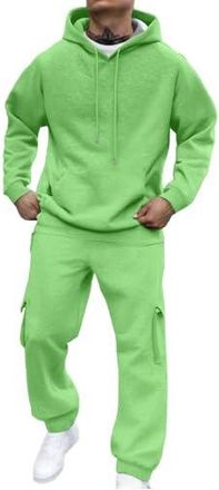 Generic Survetement Homme,Jogging Ensemble Respirant et Confortable, Surv&ecirc;tement Homme, Sweat &agrave; Manches Longues et Sportswear pour Gym et Jogging &Eacute;l&eacute;gant Comb