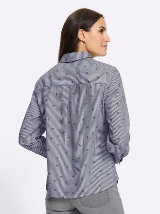 Witt Klassische Bluse Baumwoll-Bluse Langarm
