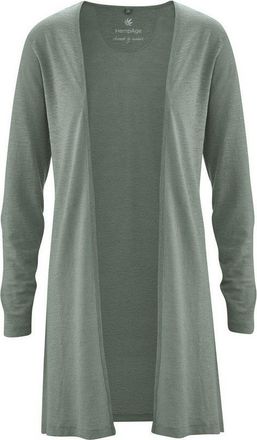 Hempage Cardigan Leichte Jersey Jacke Hanf/Biobaumwolle Casual Fit
