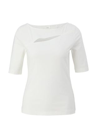s.Oliver Black Label Womens T-Shirt, Kurzarm, White, 40