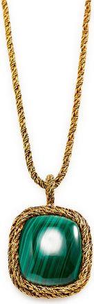 Aurélie Bidermann Collier Miki malachite