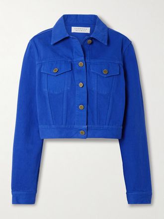 Gabriela Hearst Veste Raccourcie En Jean De Coton Recyclé Bronte - Bleu