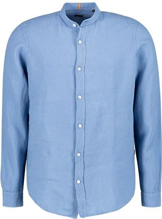 Boss Orange by Hugo Boss BOSS Orange Herren Hemd blau Leinen