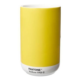 Pantone Mini Porzellan Vase, in Geschenkbox, 500ml, Yellow 012C