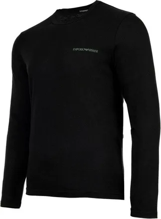 Emporio Armani T-Shirt Herren Longsleeve 1er Pack Baumwolle Pure Cotton (Packung, 1er Pack)