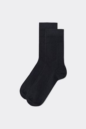 Calzedonia Kurze Herrensocken Mit Wolle Und Baumwolle Blau