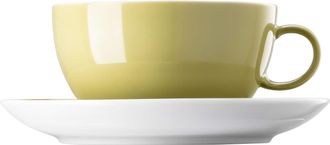 Thomas 10850-408548-14670 Sunny Day Avocado Green Cappuccinotasse 2tlg. (1 Set)