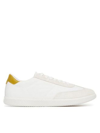 Calvin Klein Sneakers Low Top Lace Up Cv Mix HM0HM01724 Wei&szlig;