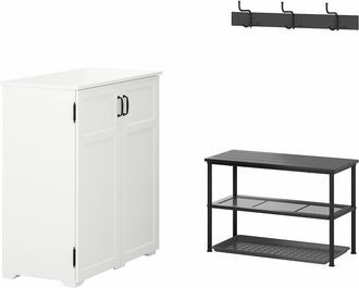 IKEA GREÅKER / NIPÅSEN Flur-Set, 4-tlg