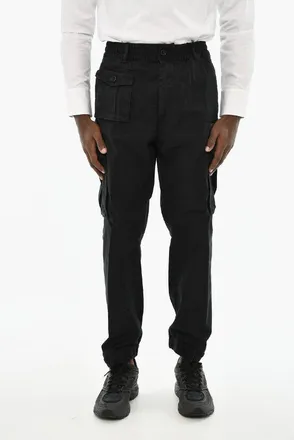 Dsquared2 Cotton Cargo Pants with Drawstring Waist Gr&ouml;&szlig;e 56