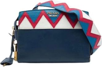Prada Sac bandouli&egrave;re Esplanade Pre-owned - Femme - Pre-owned - Bleu - Taille: ONE Size