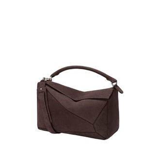Loewe Grand sac Puzzle en cuir nubuck grain&eacute;