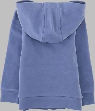 HUGO BOSS Cotton-Blend Full-Zip Hoodie - Blue
