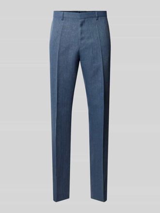 HUGO BOSS Regular Fit Anzughose aus Leinen-Mix Modell LEON