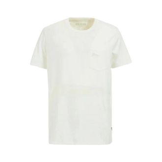 Guess Camiseta Sueded - - Tops - Herren - Wei&szlig; - S