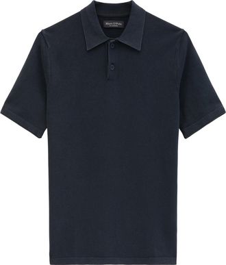 Marc O'Polo Strick-Poloshirt aus Bio-Baumwolle, Regular Fit in