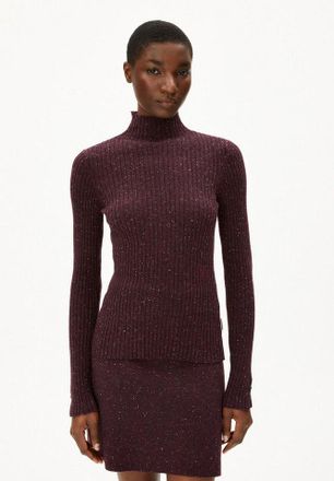 Armedangels Strickpullover ALAANIA TWEED Pullover aus recyclem Bio-Woll Mix Fitted