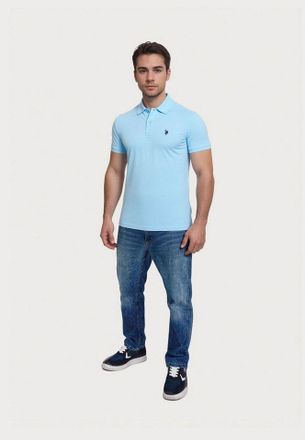 U.S.Polo Association Poloshirt Poloshirt Kurzarmshirt Polokragen (1-tlg., 1)