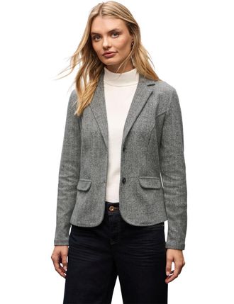 Street One Damen 2117030 Basic Blazer, Schwarz, 34 EU