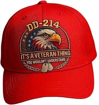 Generico Bonnet de Combat, Accessoire Unisexe avec brod&eacute;, Casquette de Baseball r&eacute;glable, pour Anniversaire, ext&eacute;rieur, Camping, randonn&eacute;e, Travail, Voyage, Sp