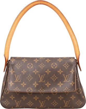 Louis Vuitton Crossbody Bags - Louis Vuitton Canvas Monogram Looping PM Shoulder - Gr. unisize - in Braun - f&uuml;r Damen
