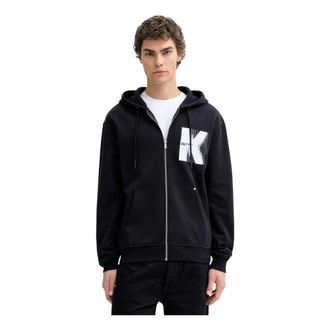 Karl Lagerfeld KLJ Zip-Up Sweat &agrave; capuche - Homme - Sweatshirts et sweats &agrave; capuche - Noir - Taille: XL