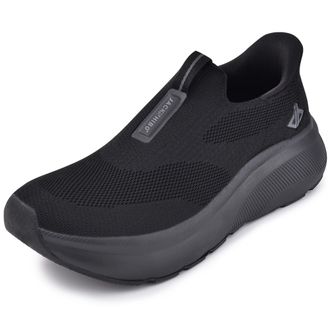 JACKSHIBO Hände frei Slip in Herren Schuhe Slip on Sneakers Fußbogenstütze Orthopädische Schuhe Memory Foam Walkingschuhe Mit Weite Zehenbox Nullabsatz Sohlen,S