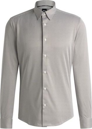 HUGO BOSS Homme, Chemises, Gris, Taille: S Chemise D&eacute;contract&eacute;e