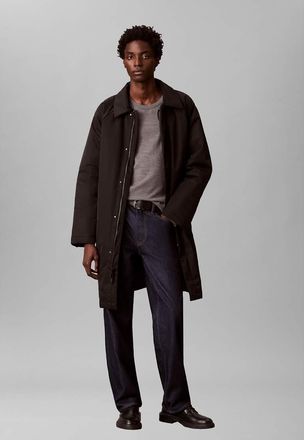 Calvin Klein Manteau d&eacute;contract&eacute; matelass&eacute; - Noir