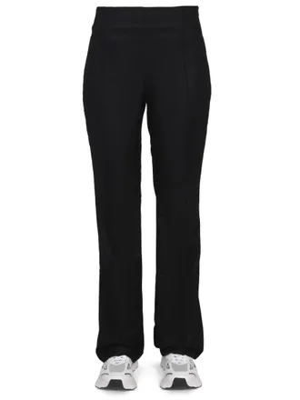 Remain High-Waist Wool Twill Trousers - Black