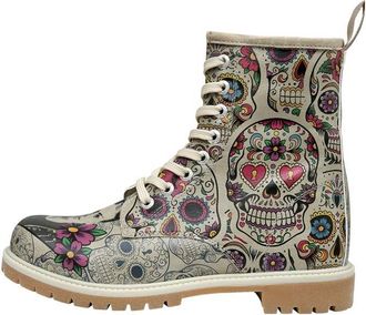 Dogo Damen FKL Long Boots Mode-Stiefel, Gray, 36 EU