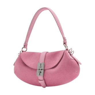 Ganni Womens B Kat Shoulder Bag Synthetic Pink Shoulder-hobo-bags