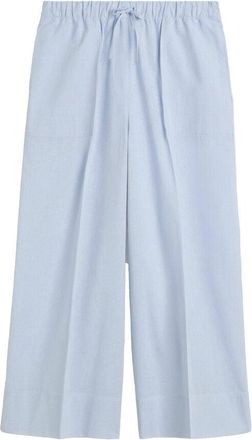 Toteme Damen Stoffhosen aus Leinen-Baumwoll-Mix