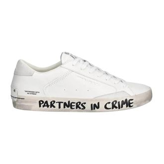 Crime London Distressed Sneakers - - Shoes - Herren - Wei&szlig; - 45 EU