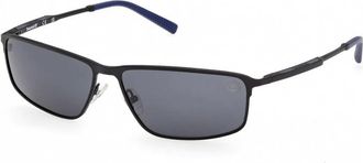 Timberland Lunettes de soleil rectangulaires en m&eacute;tal - unisex - Accessoires - Noir - Taille: 59 MM