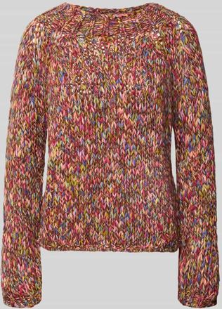 Rich & Royal Regular Fit Pullover mit Schurwoll-Anteil in Strick-Optik