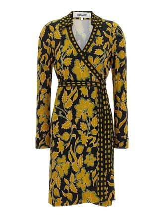 Diane Von F&uuml;rstenberg Knielanges Kleid - Gelb