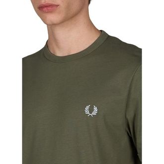 Fred Perry T-shirt &agrave; col rond en coton