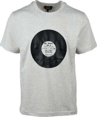 A.P.C. A.p.c., Homme, Tops, Gris, Taille: M T-Shirt