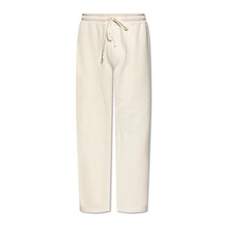 Dolce & Gabbana Stretch Jersey Jogginghose mit Stickerei - - Trousers - Herren - Beige - M