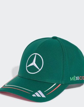 adidas Mercedes - amg petronas formula 1 team Mexico City Fahrer-Cap in Collegiate Green-Gr&uuml;n