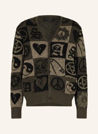 AllSaints Allsaints Strickjacke Travis gruen