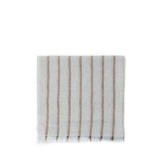 Saison 1865 Foulard ray&eacute; en lin